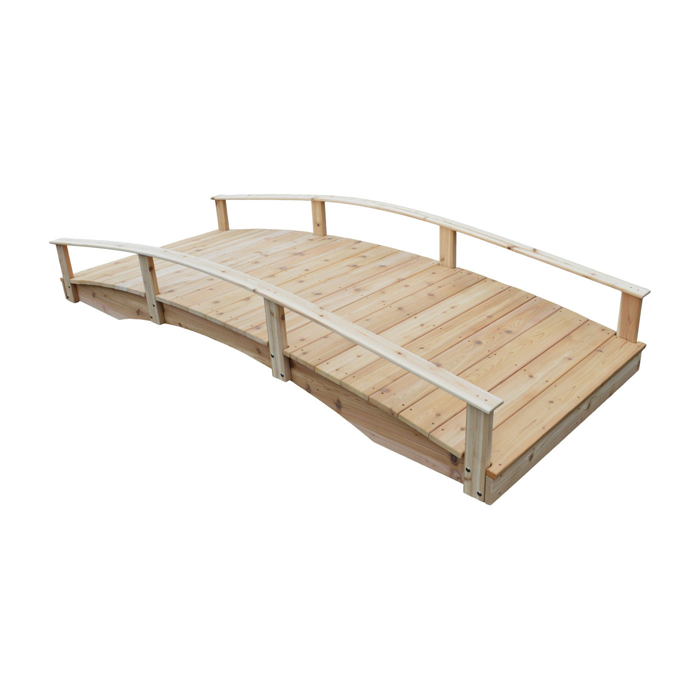 Heritage Lawncraft Cedar 4'W Japanese Garden Bridge – Amish Lane