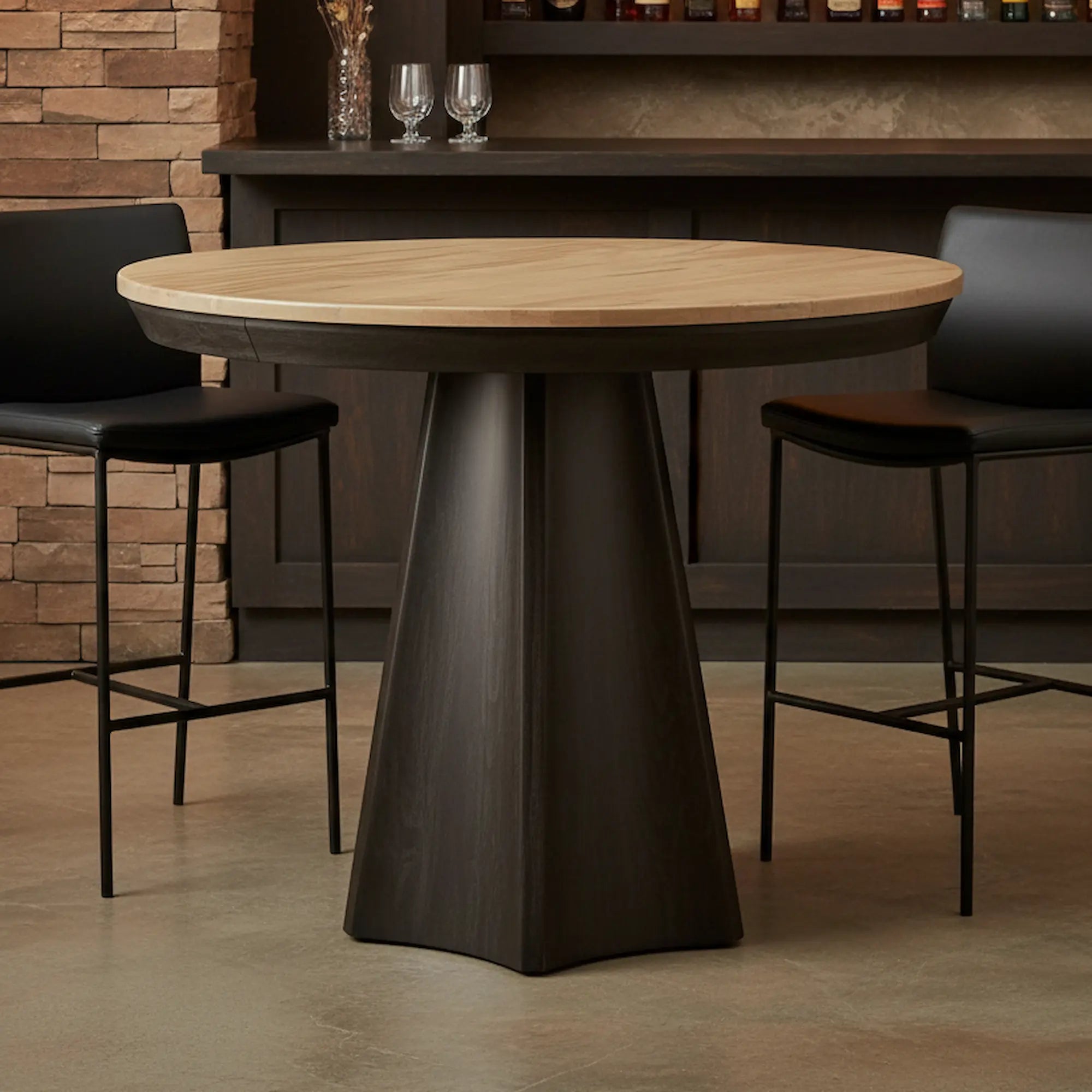 Hoosier Timbercraft Fulton Counter Height Bar Table – Amish Lane