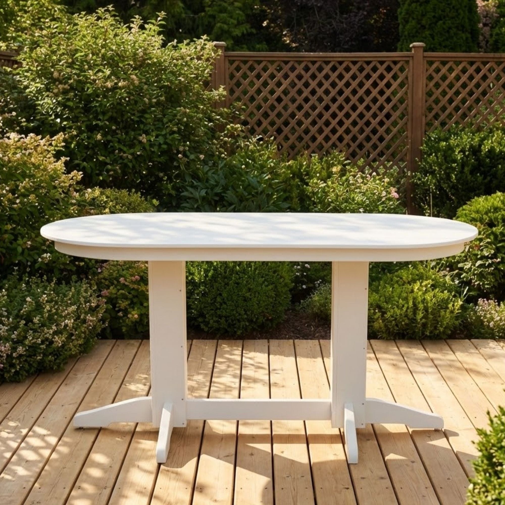 Keystone Amish Co. Poly Composite Oval Outdoor Dining Table – Amish Lane